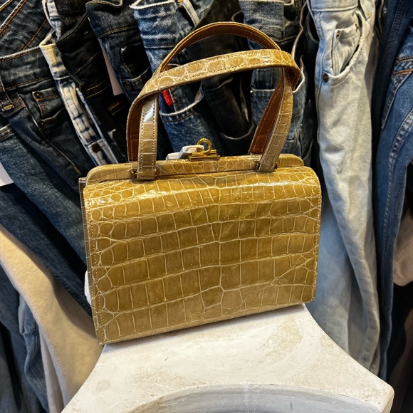 Vintage | Bags | Vintage 6s Alligator Leather Mini Doctor Bag | Poshmark